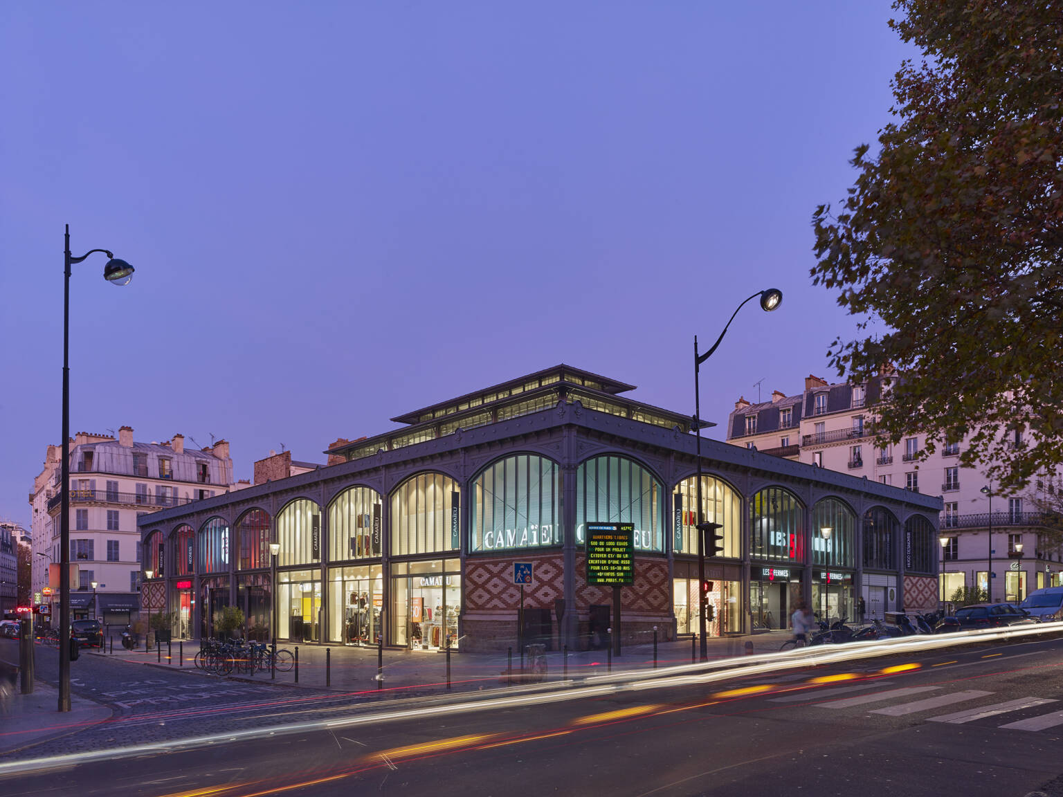 Marché Secrétan | Rénovation de la halle historique